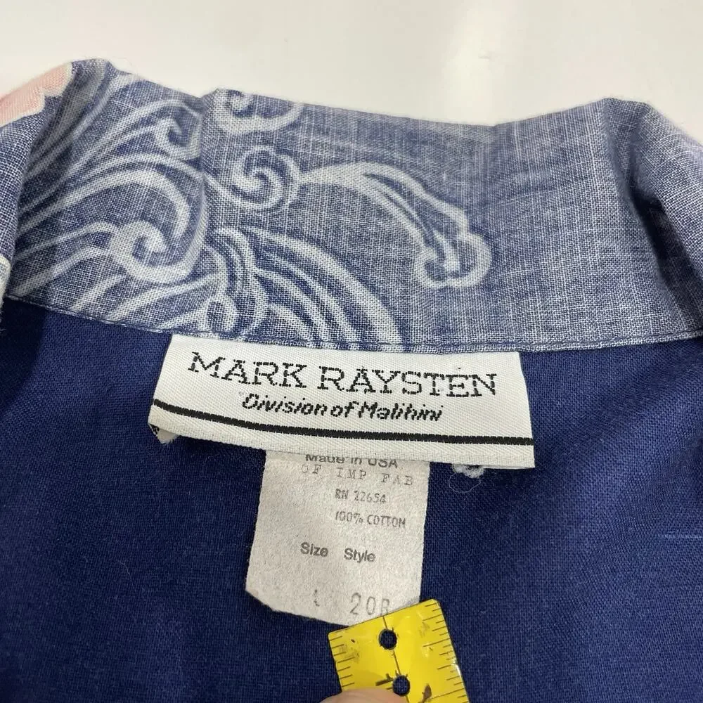 Mark Raysten | Shirts | Vtg Mark Raysten Malihini Large Usa Made Half ...